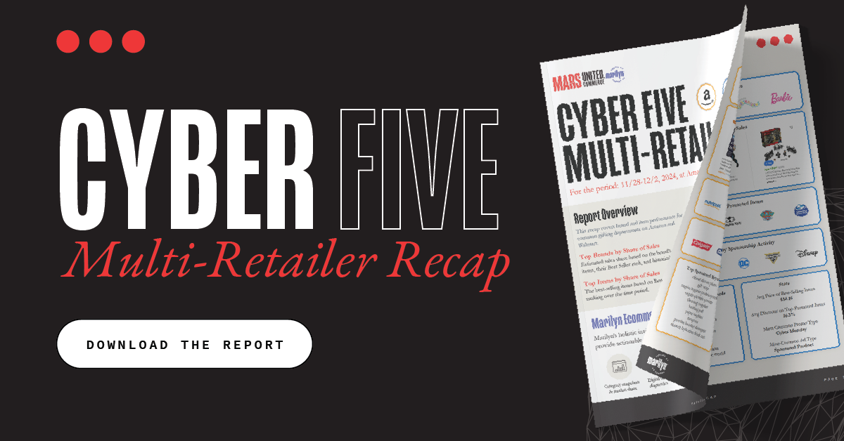 Cyber 5 Brand Performance Trends at Walmart and Amazon - Mars United
